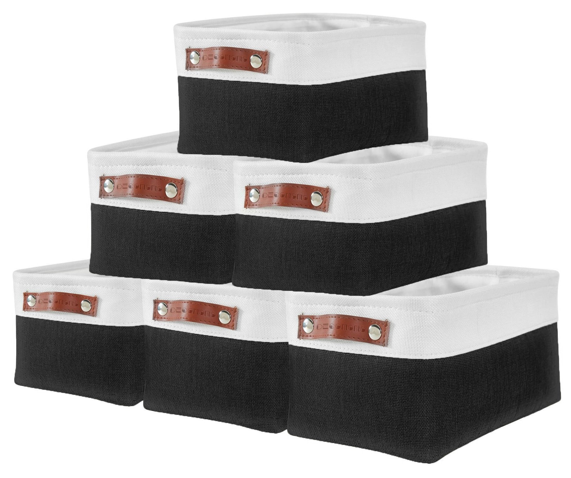 Small Storage Bin | Fabric Storage Basket | DECOMOMO